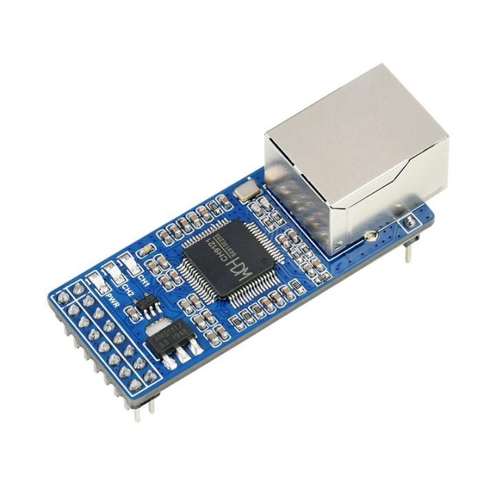 2-CH UART to ETH Ethernet Converter Transparent Transmission Serial ...