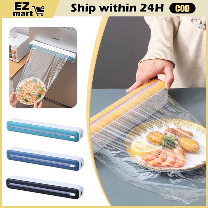 Cling Film Dispenser Cutting Box Cling Wrap Household Plastic Wrap ...
