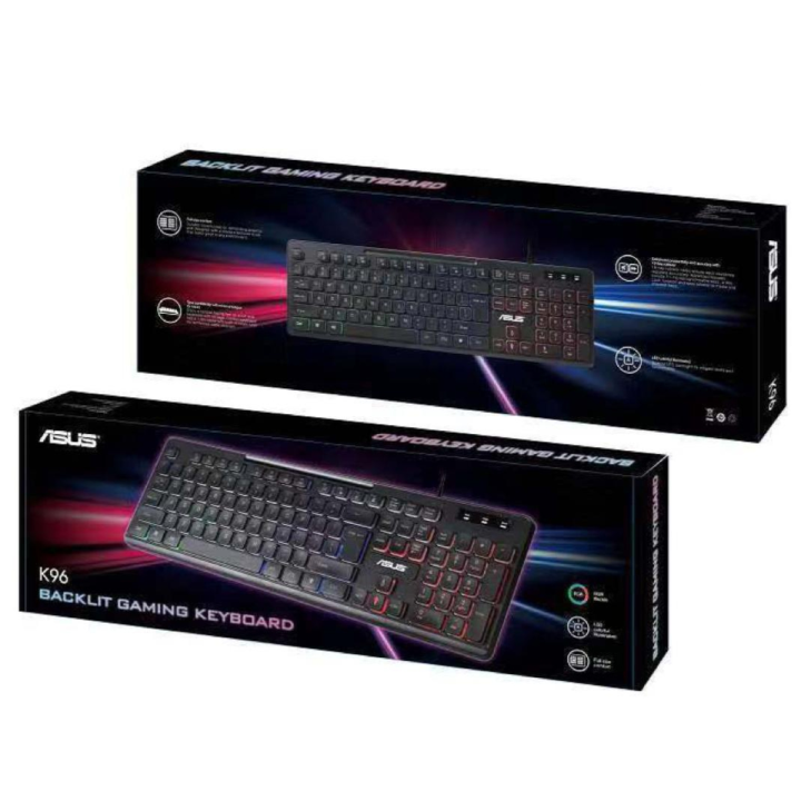 ASUS Gaming Keyboard with RGB Lightning, Black | Lazada PH