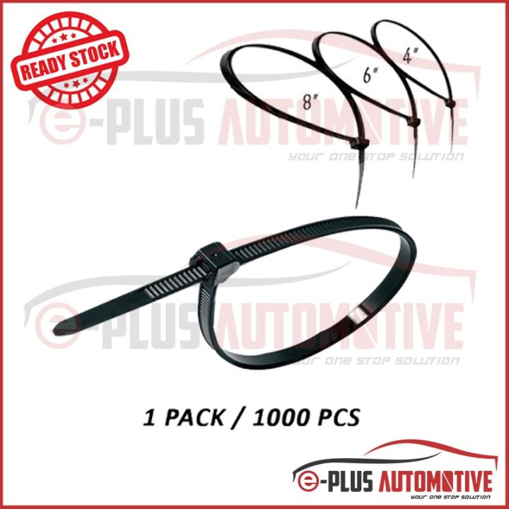 Plastic Zip Cable Tie Lock Wrap Cable Loop Tie Wire (4'' / 6'' / 8 ...