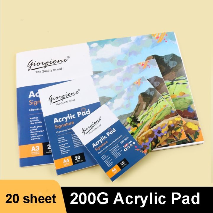 bsajdjnfef Sheet A5/A4/A3 Acrylic/Oil Paper for Painting Supplies ...
