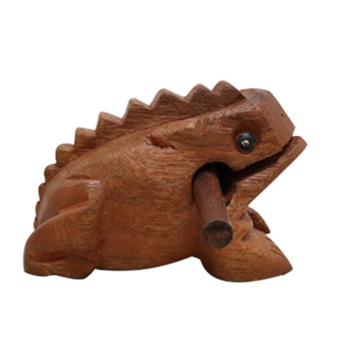 JJM MALL】-Carved Croaking Wood Percussion Musical Sound Wood Frog Tone ...