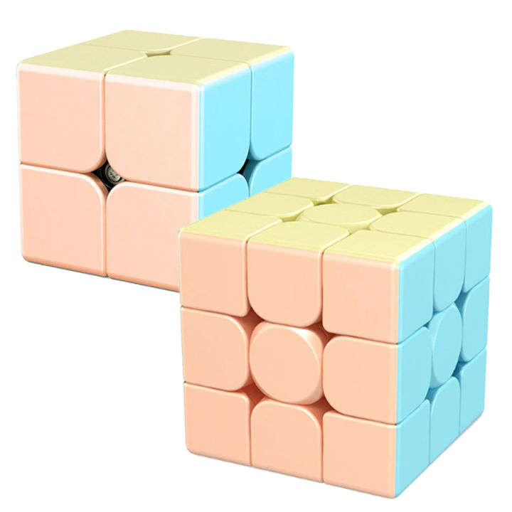 2x2 3x3 Korea Hot Macaron Toy Cube Bundle Set Speed magic Cube Macaron ...