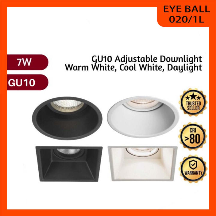 LED Eyeball, 7W 3000k| 4000k| 6000K, Energy Saving, Eyes Care LED | Lazada