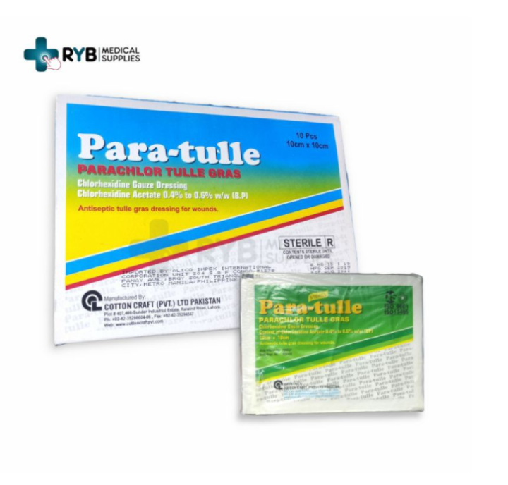Para-tulle Gauze Dressing for wounds ( 10pcs ) | Lazada PH