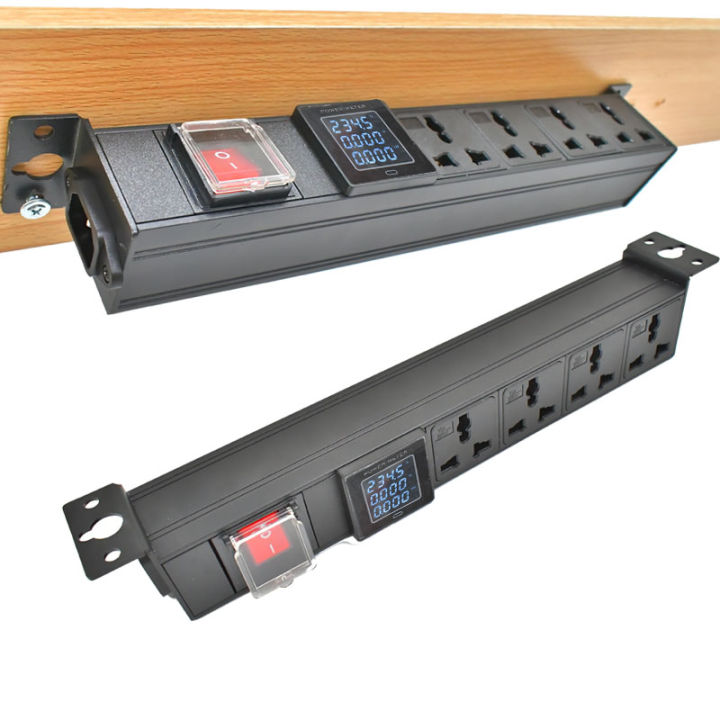 Power Distribution Unit Power Strip Desktop socket Current display meter | Lazada