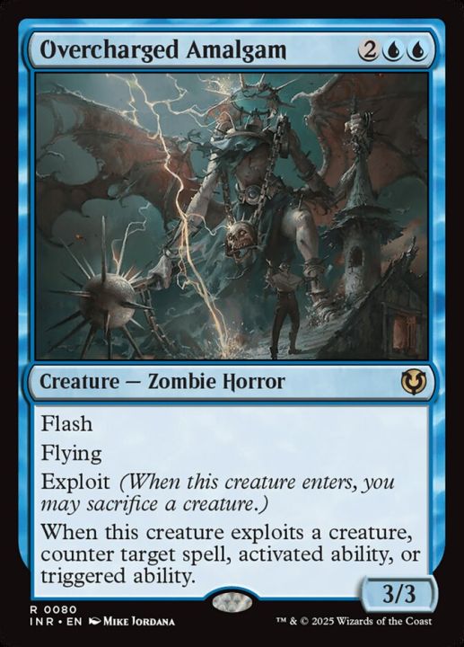 MTG Singles: Overcharged Amalgam NM Blue INR Innistrad Remastered ...