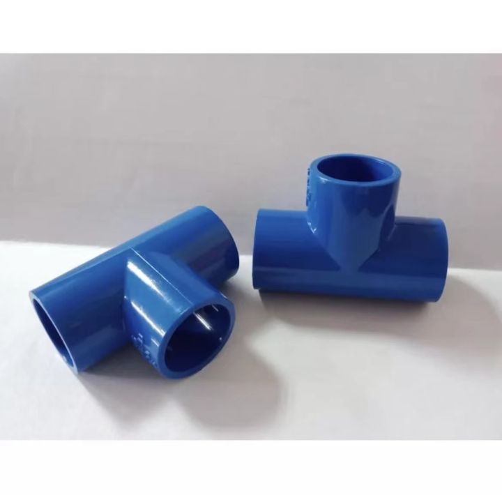 PVC Blue Plain Tee - 1/2, 3/4, 1, 1-1/4 and 1-1/2 and 2 for chosen ...