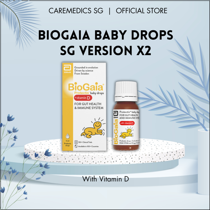 [Pack of 2 ] Biogaia Protectis Singapore Baby Probiotic Drops with ...