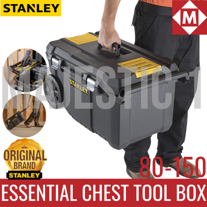 Stanley Tool box with Wheels Essential Chest with Wheels 80-150 | Lazada PH