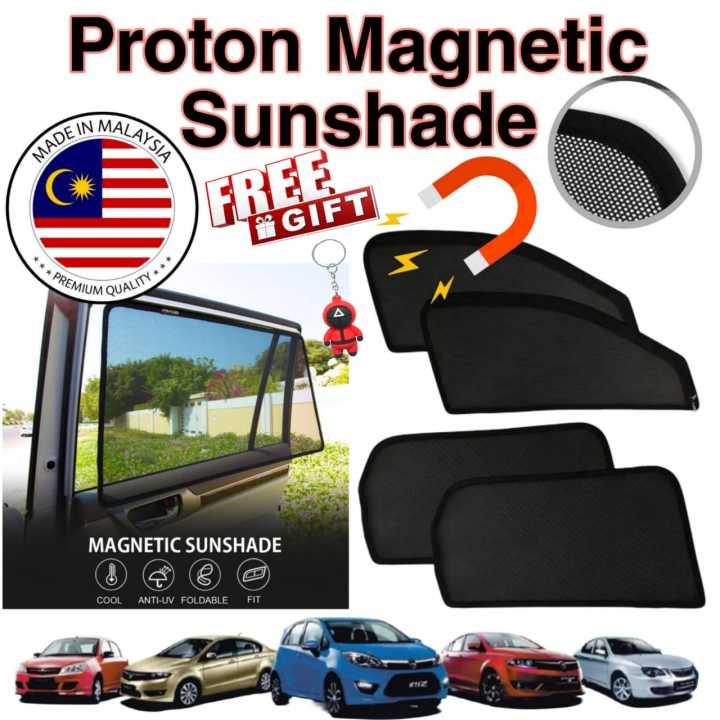 Premium Quality Magnetic Sunshade Proton More Car Model Magnet Sun ...