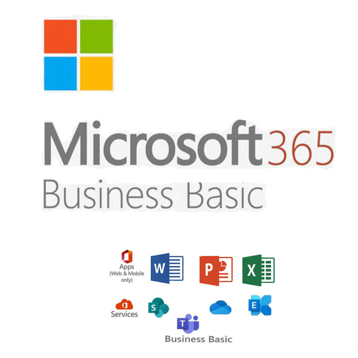 microsoft 365 business basic 1 year ออกใบกำกับภาษีได้ | Lazada.co.th