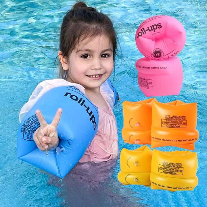 BFCM Summer Inflatable Arm Ring Roll-ups Floater fof Kids | Lazada PH