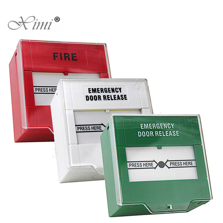 green door emergency release button door push exit button switch double ...