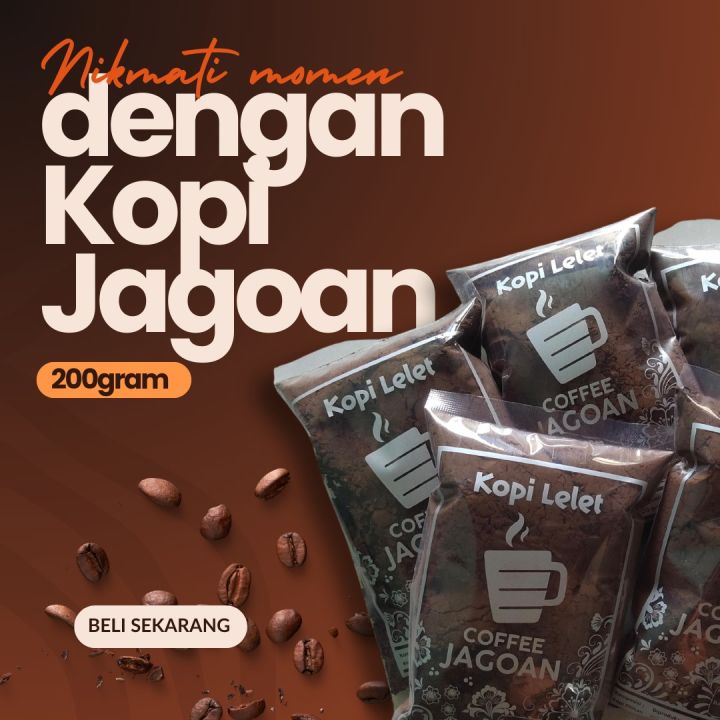 Kopi Lelet Kopi Jagoan Putih Netto 200Gr Khas Lasem | Lazada Indonesia
