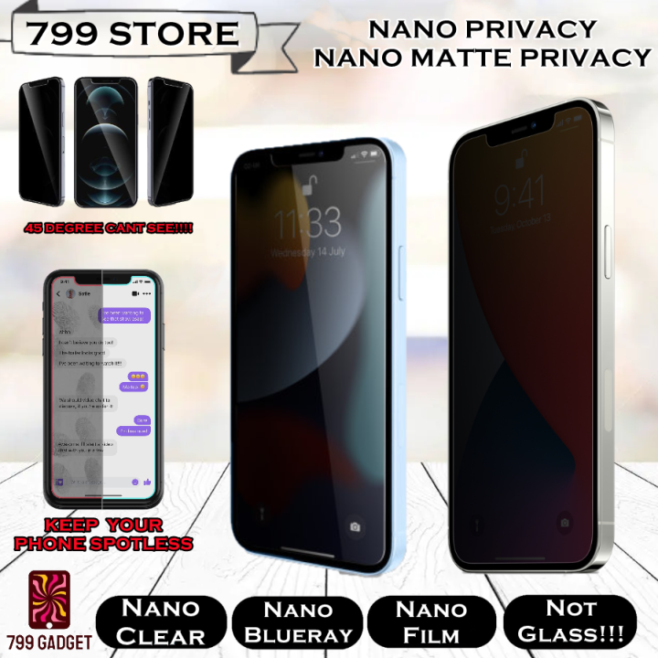 Nano Privacy Screen Protector Xiaomi Redmi Note 14 5G 4G Redmi Note 13 ...