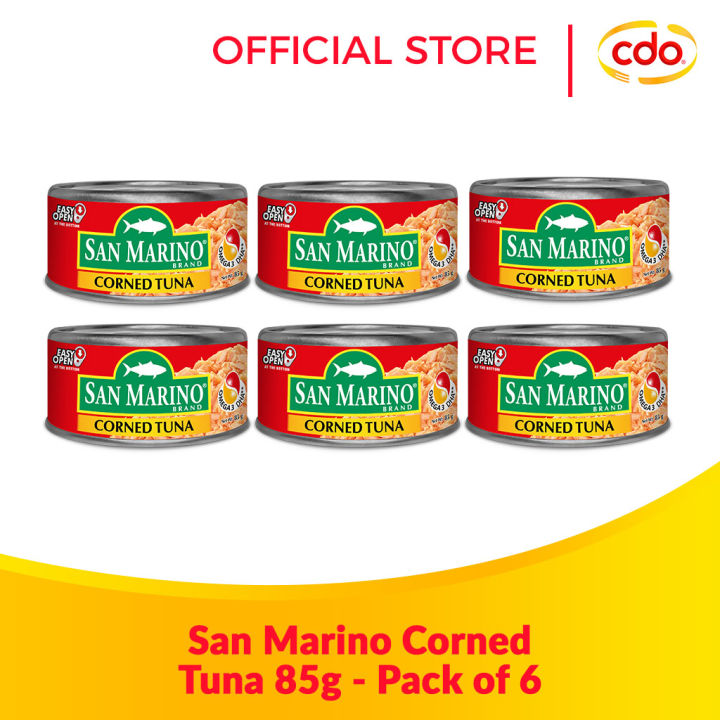 SAN MARINO Corned Tuna 85g - Pack of 6 | Lazada PH