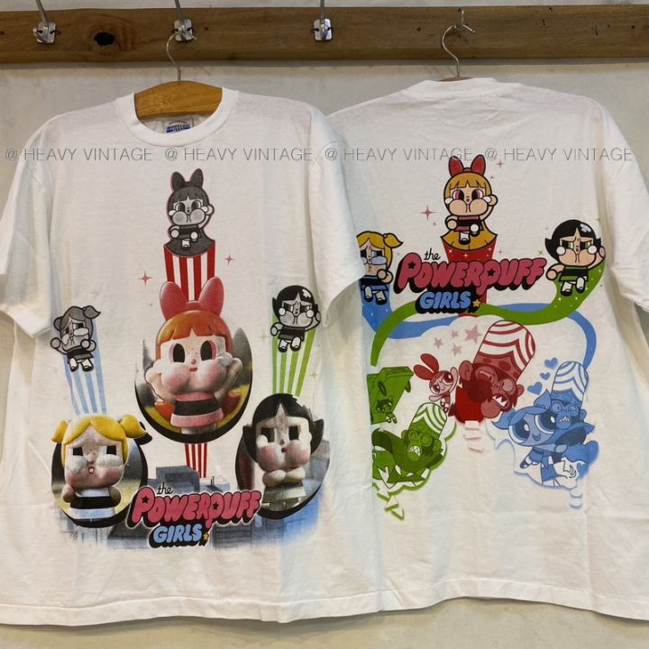 CRYBABY X POWERPUFF GIRLS ป้ายBootleg แท้ เสื้อวินเทจ ลายการ์ตูน arttoy ...