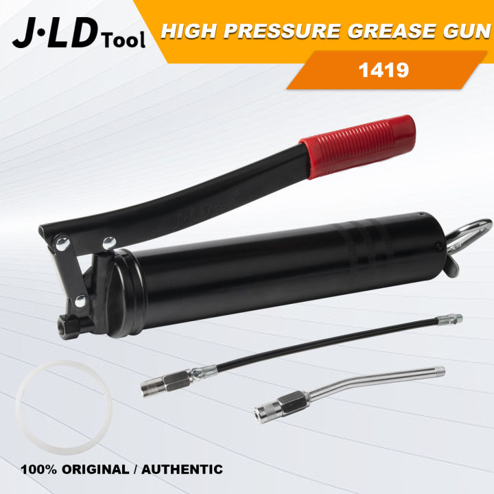 JLD Grease Gun Set 500CC Steel Tube Grease Gun 8000PSI Pistol Grip ...