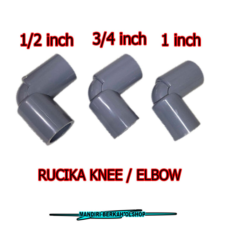 RUCIKA Knee PVC 1/2” - 3/4'' - 1'' AW / elbow 1/2 inch - 3/4 inch - 1 ...