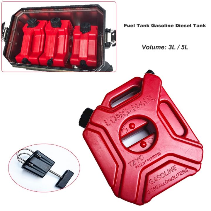 Motorcycle 3L 5Lportable Jerry Can Gas Fuel Tank Plastic Petrol Car ...