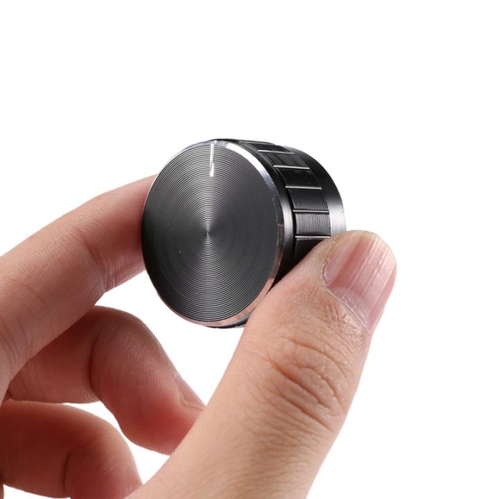 Black Aluminum Volume Control Amplifier Knob Wheel | Lazada.co.th