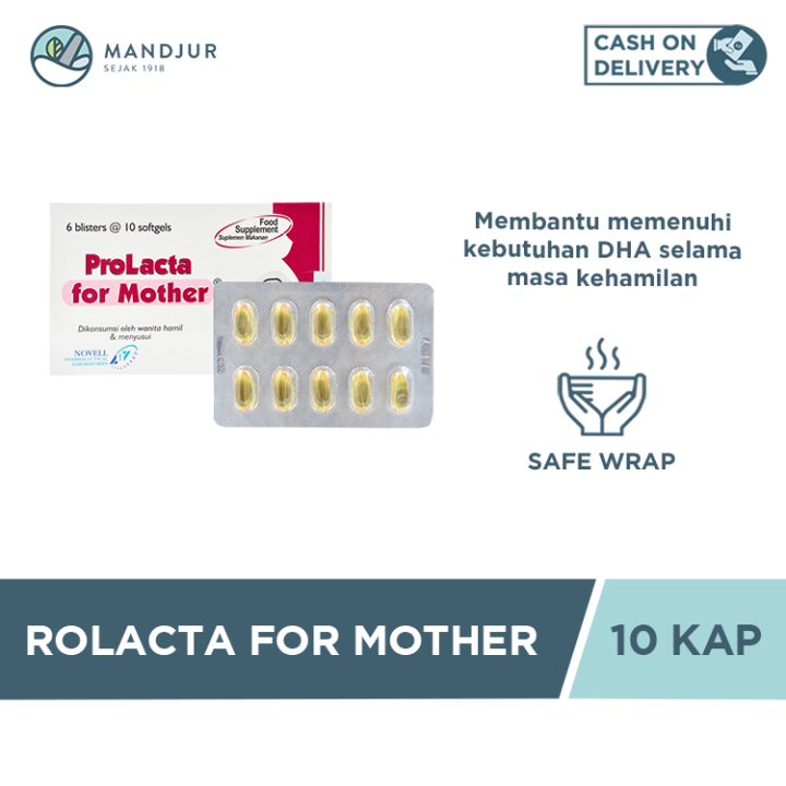 Prolacta for Mother 10 Kapsul - Suplemen Untuk Kesehatan Ibu Hamil ...