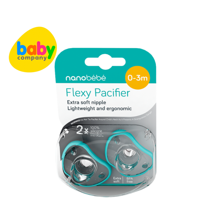 Nanobebe Flexy Pacifier - Twin Pack 0-3m | Lazada PH