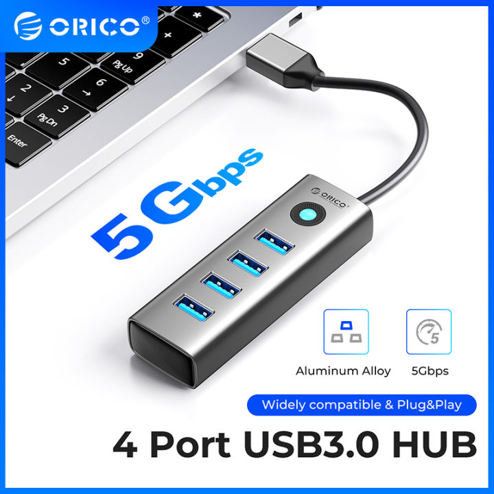 ORICO 4 Ports USB Hub USB 3.0 Hub, 5Gbps USB Splitter USB Port Expander ... ORICO 4 Ports USB Hub USB 3.0 Hub, 5Gbps USB Splitter USB Port Expander ...