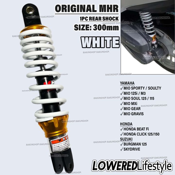 Rear Shock Absorber 300mm Lowered Style 1 PC Mio Click Beat Burgman ...