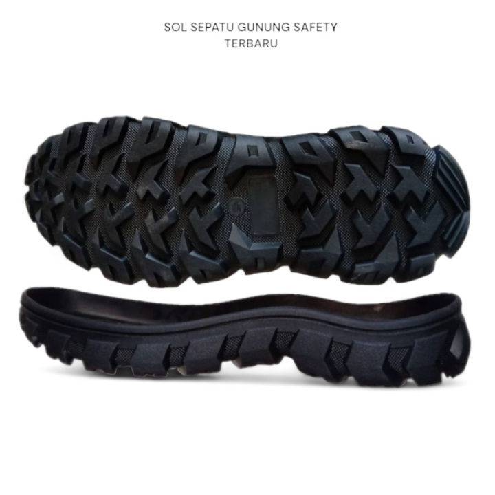 Sol Alas Telapak Bawah Karet Mateng Buat Sepatu Safety PDL Boots Gunung ...