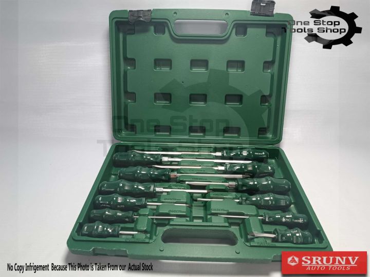 OSTS Srunv Impact Screwdriver Set (Metal Impact Cap) 12 Pcs. | Lazada PH