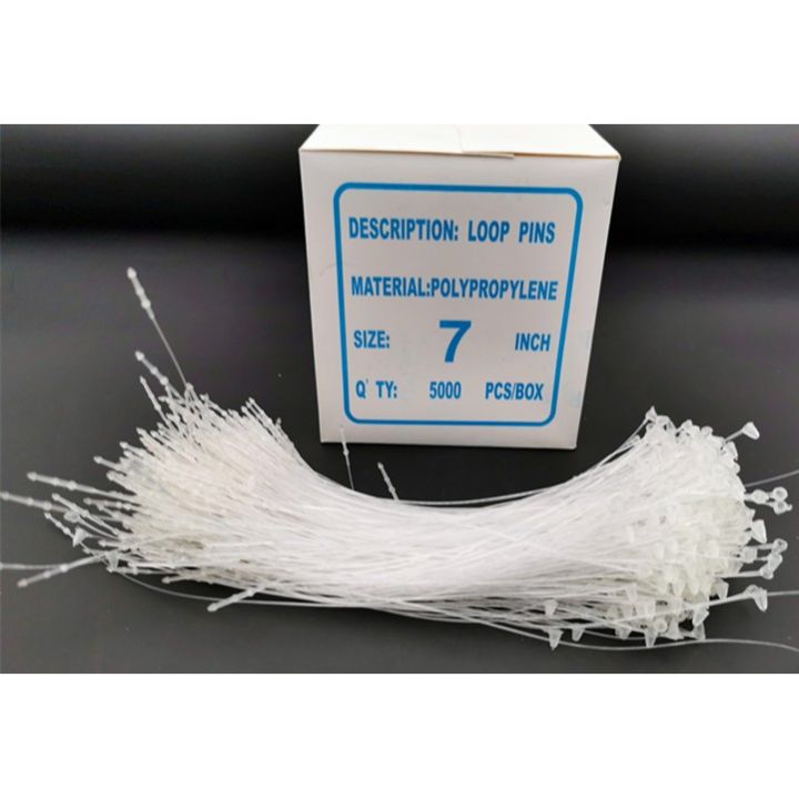 Plastic Loop Pin Loop Lock #3", 5", 7", 9",12" Price Tag Pin 塑料吊牌子母扣 ...