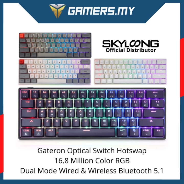 Skyloong SK61-S Optical Keyboard RGB Hotswap 61 Key Gateron Switch | Lazada