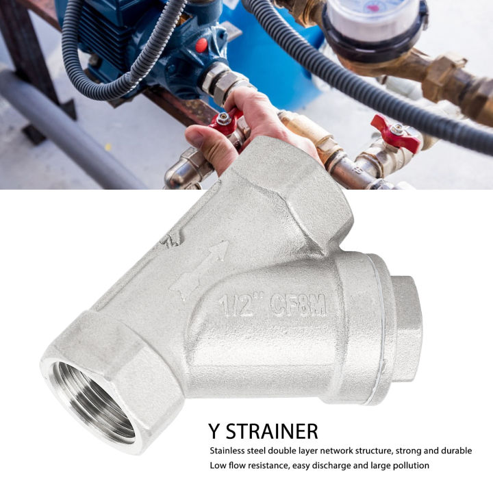 Y Strainer Stainless Steel Y Type Strainer DN15 Vertical Horizontal ...
