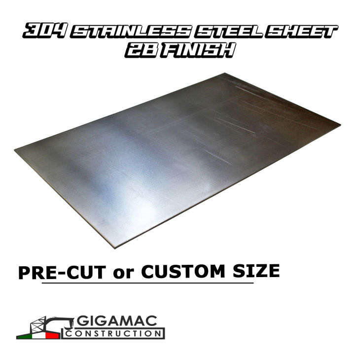 2B FINISH TOP GRADE STAINLESS STEEL 3MM PLAIN SHEET•PRE-CUT OR CUSTOMIZE CUT• | Lazada PH