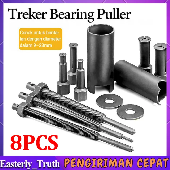 Set Treker Bearing Puller 8Pcs Alat Kit Pembuka Laher Bantalan Dalam ...