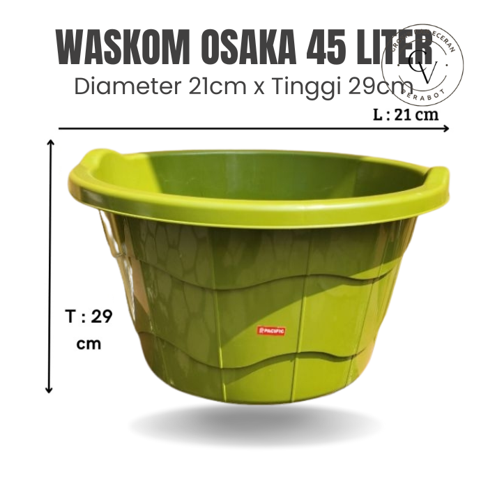 bak kamar mandi modern / Bak Air jumbo 45Liter / Bak jolang besar / Bak ...