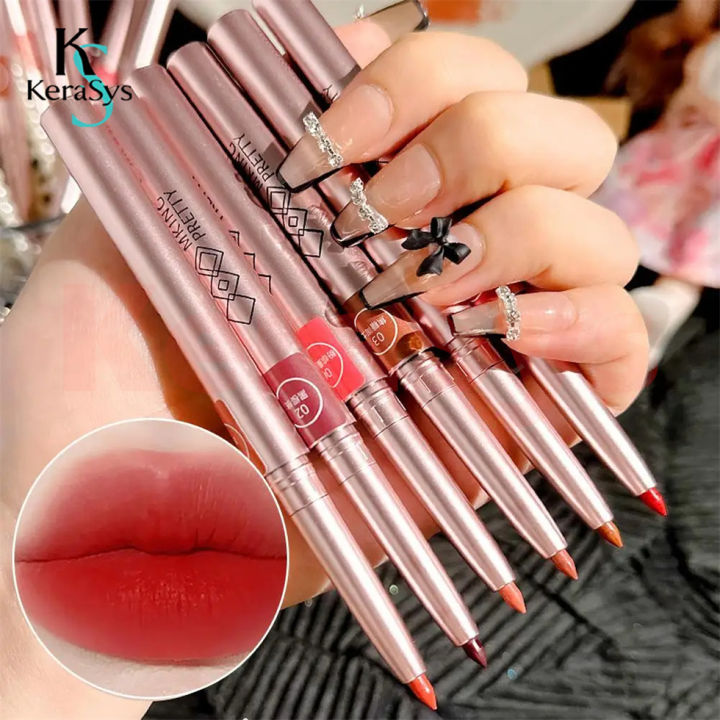 KeraSys ลิปสติก ลิปไลเนอร์ เนื้อแมตต์ กันน้ํา ติดทนนาน | Lazada.co.th