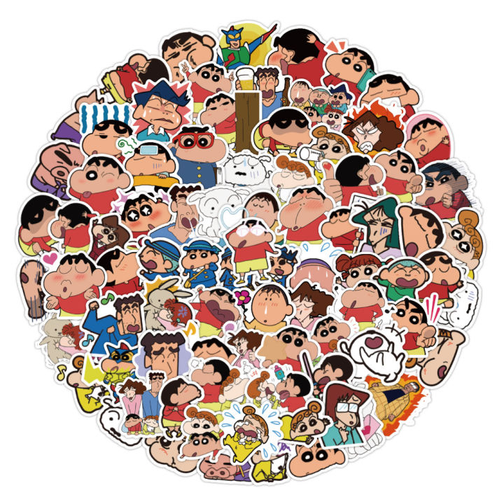 💥พร้อมส่ง💥Crayon Shin-chan Shin chan japan anime Sticker สติกเกอร์กัน ...
