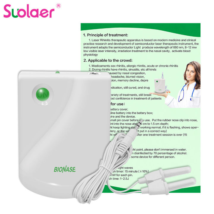 Suolaer Nose Rhinitis Sinusitis Cure Hay Fever Low Frequency Pulse ...