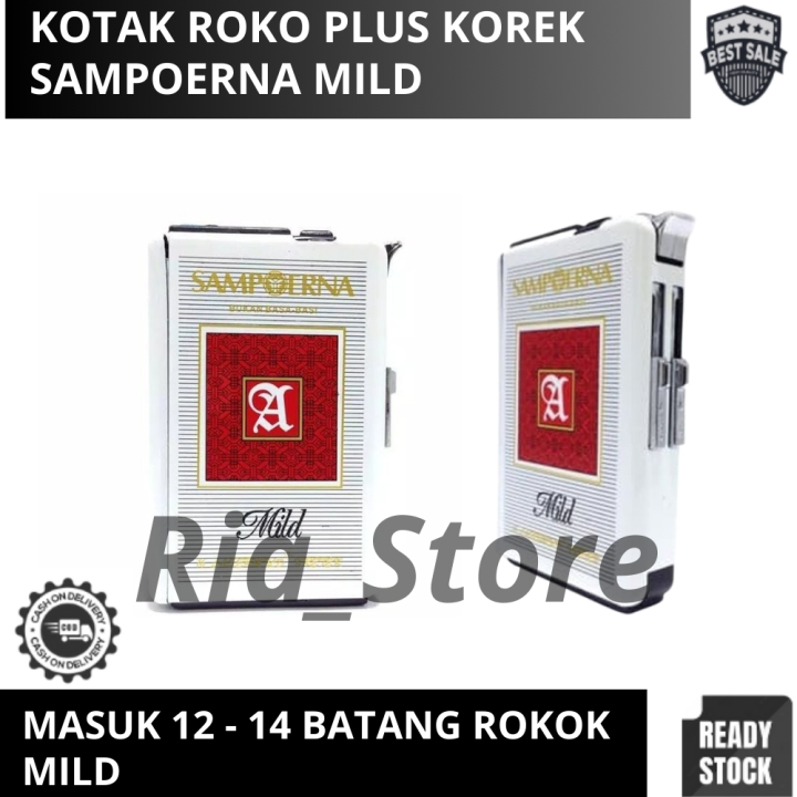 (EP) Kotak Rokok Plus Korek Api Sampoerna MILD / Kotak Roko Unik ...