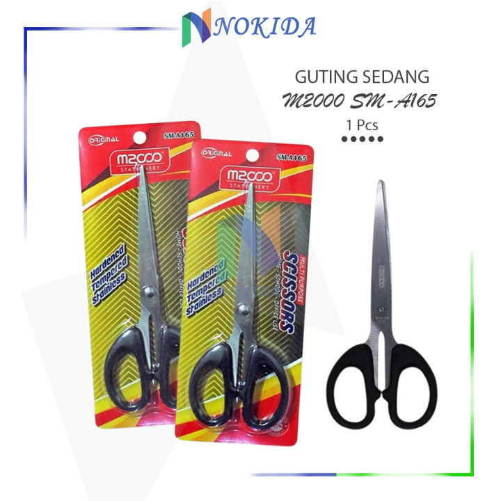 Nokida Gunting Sedang M2000 Scissors SM-A165 / Gunting Kertas Kain ...