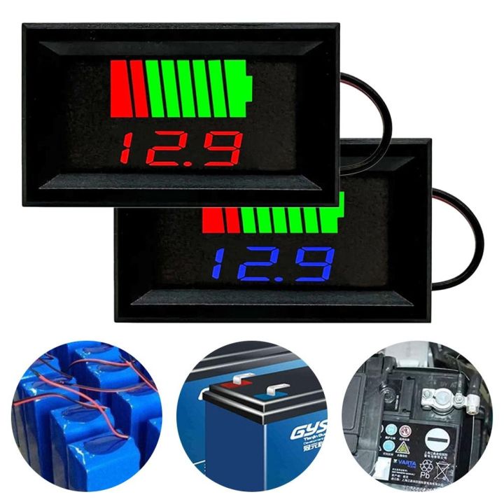 【Fast and Free Delivery】 Car Charge Level Indicator Led Digital Display ...