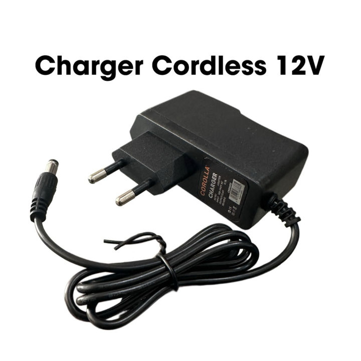 Charger bor cordless 12V charger baterei batre cordless lithium ion cas ...