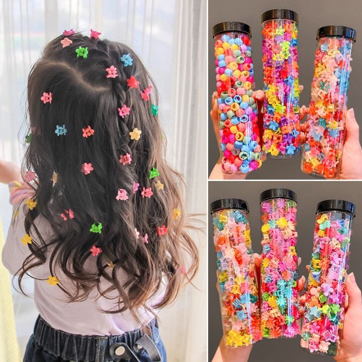 50/100 Pack Colorful Mini Hair Clips Cute Hair Accessories | Lazada PH