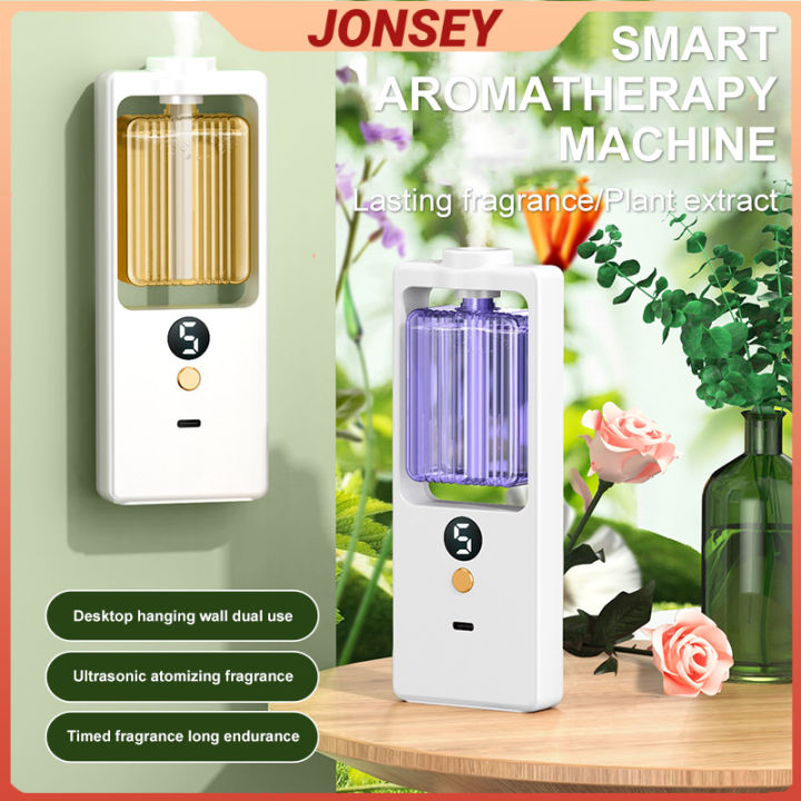 Digital Display Rechargeable Fragrance Machine Wall-mounted Automatic ...