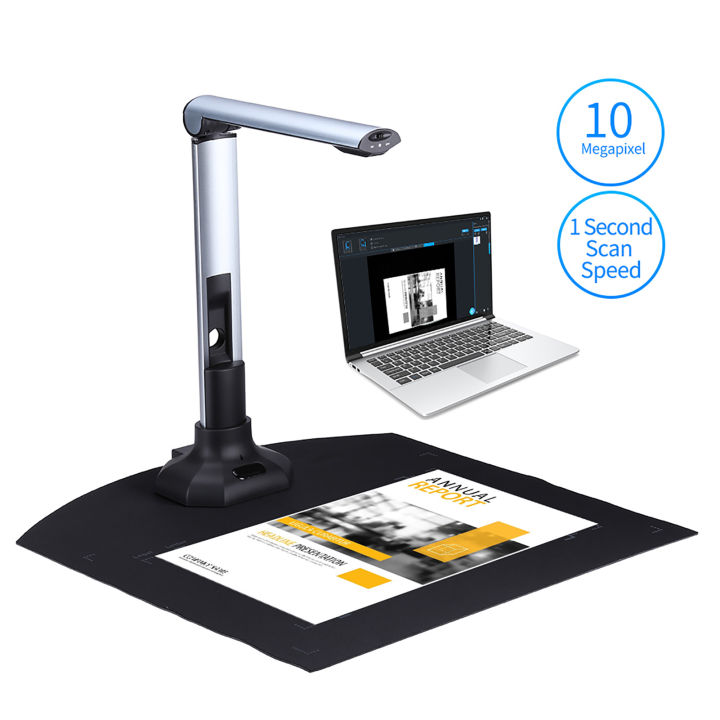 BK52 Portable Book & Document Camera Scanner Capture Size A3 HD 10 Mega ...