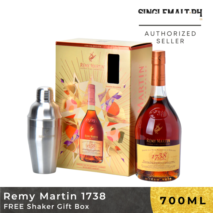 Remy Martin 1738 70cl + FREE Shaker Gift Box | Lazada Philippines