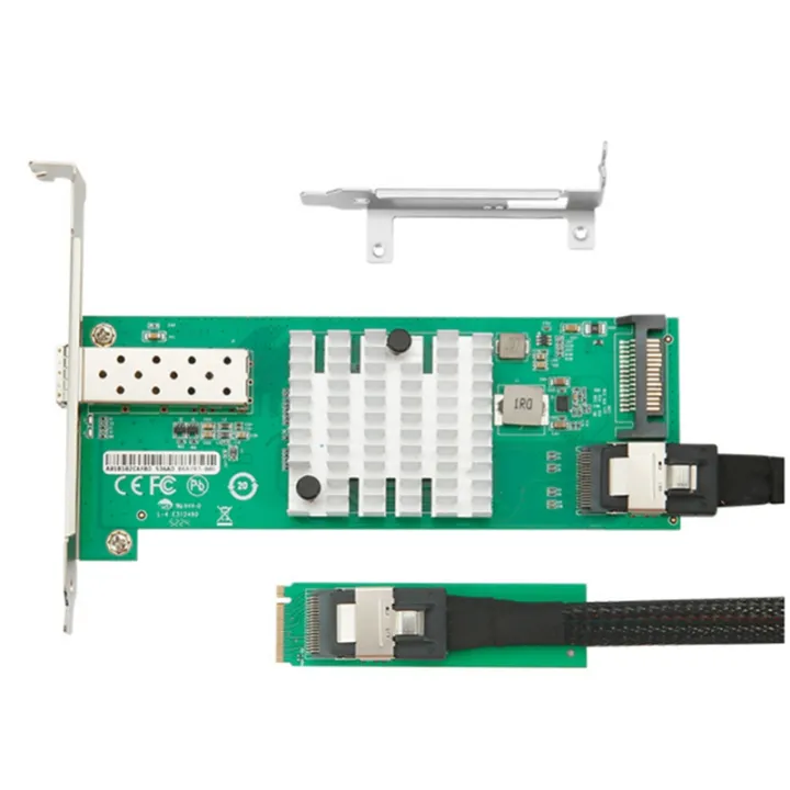 M.2 to Single Port 10G SFP+ Fiber Optic Network Card X520-DA1 M ...